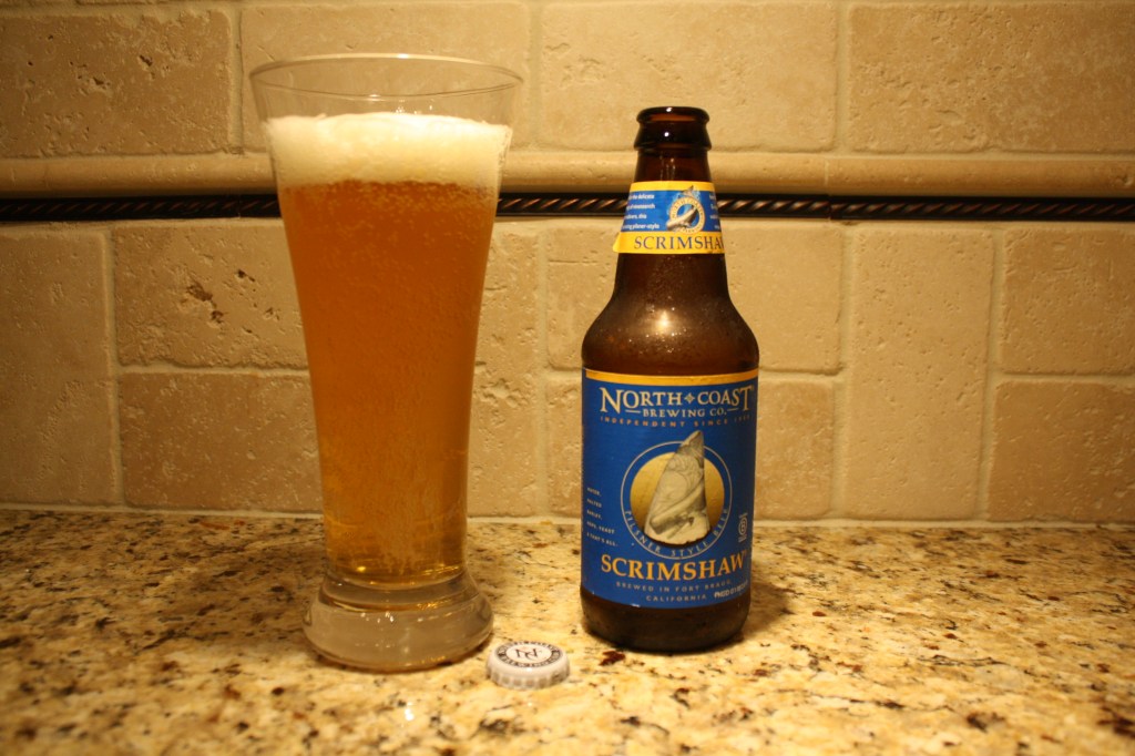 North Coast Brewing Scrimshaw Pilsner – Let Us Drink Beer