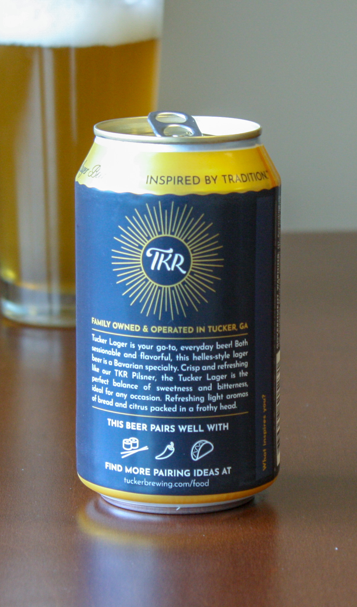 Tucker Brewing Company Tucker Lager – Let Us Drink Beer